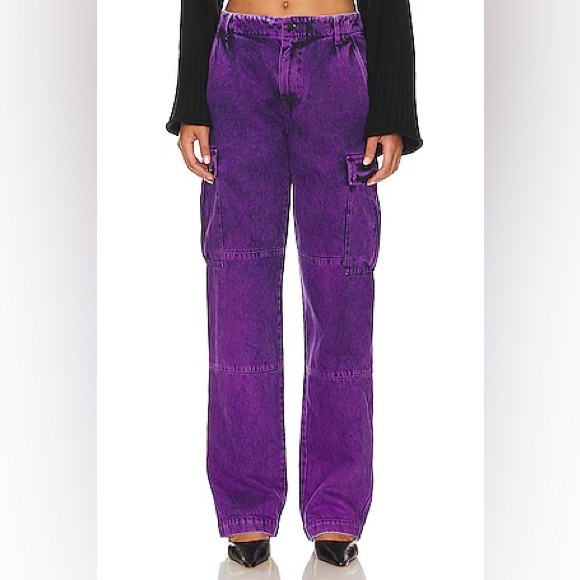 RtA | Jeans | Rta Denim Cargo Pant Grape | Poshmark